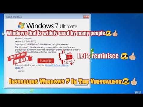 Installing Windows In The Virtualbox YouTube