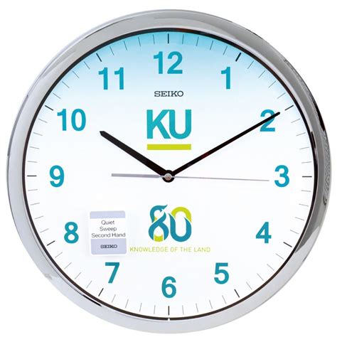 นาฬิกาติดผนัง Seiko ครบรอบ 80 ปี Ku ศูนย์หนังสือมหาวิทยาลัยเกษตรศาสตร์