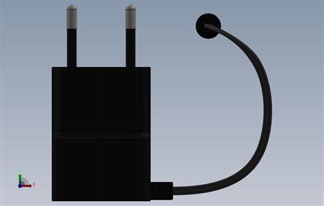 诺基亚充电器 1 SOLIDWORKS 2013 模型图纸免费下载 懒石网