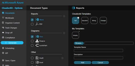 Generate Documentation Using Your Own Template Cloudockit