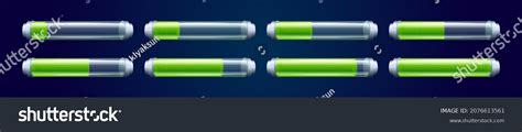 Game Ui Loading Progress Bars Vector Stock Vector Royalty Free 2076613561 Shutterstock