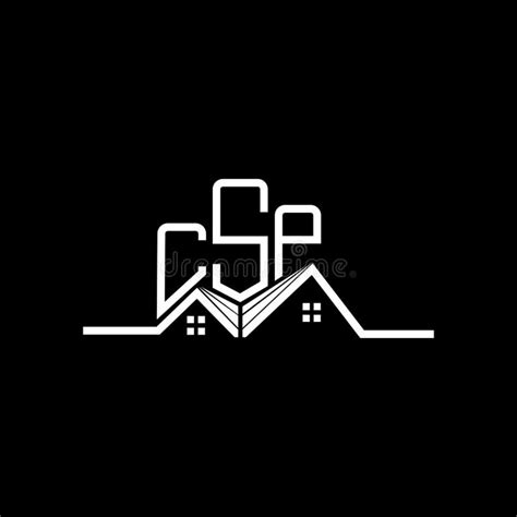 Csp Real State Logo Design Csp Simple And Modern Logo Csp Stock