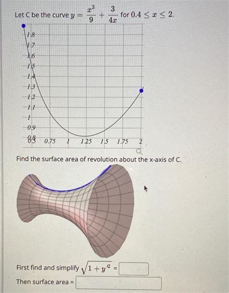 solved 23 3 let c be the curve y for 0 4