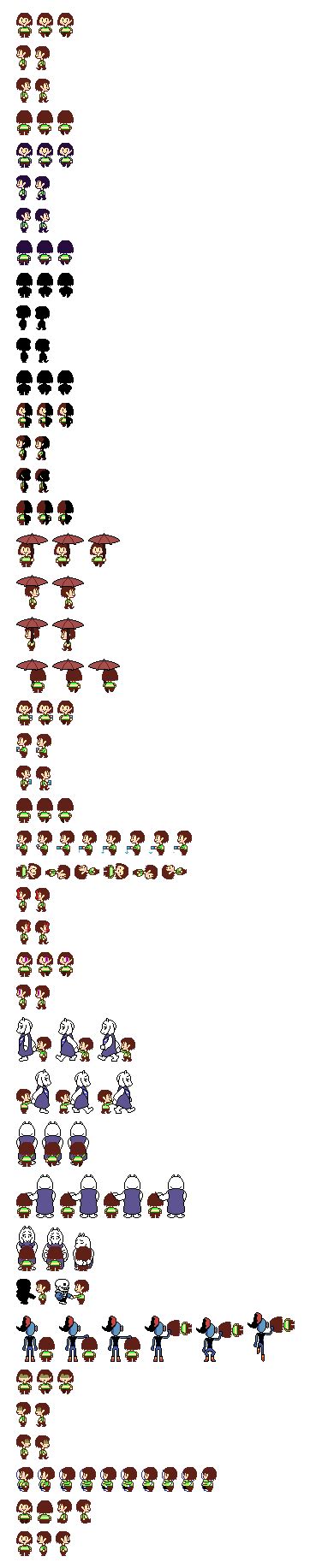 Chara Extended Sprite Sheet By Fanfictiongamer On Deviantart