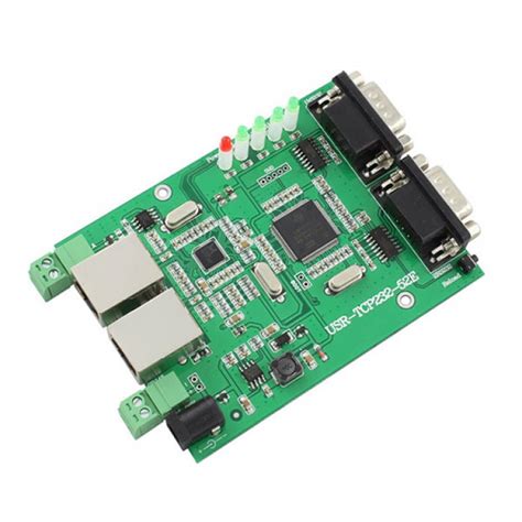 2 rs232 port 1 rs485 port serial to ethernet tcp ip converter dhcp