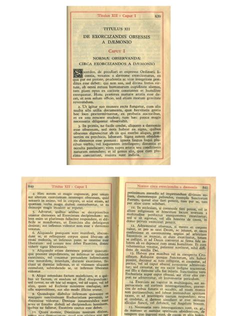 Rituale Romanum Exorcismo Pdf