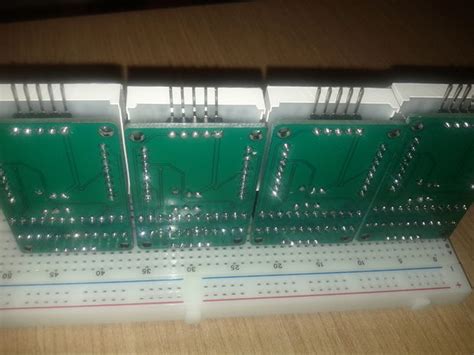 múltiples matrices de led con arduino paso 3 conexión de pernos
