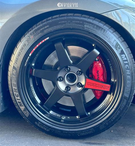 2015 Nissan 370z With 19x9 5 38 Volk Te37sl Black Edition Iii And 255