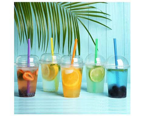 100 Pack Jumbo Smoothie Straws 945 Inches Boba Strawsindividually