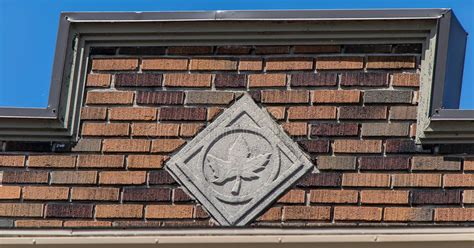 Maple Leaf Decoration Stock Image Image Of Entrance 75799711