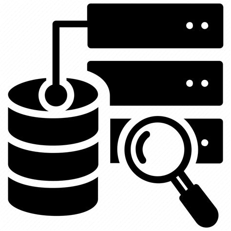 Database Analysis Database Query Digital Database Online Database Search Database Icon