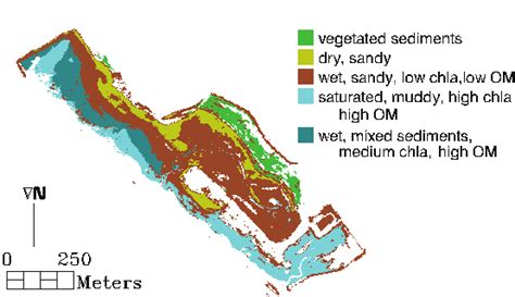 classification of ahs 2005 by mixture of gaussians and 6 bands