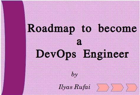 Roadmap To Become A Devops Engineer