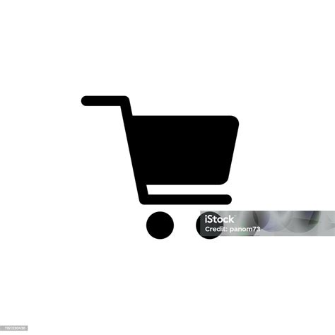 그래픽 디자인 로고 웹 사이트 소셜 미디어 모바일 앱 Ui 그림에 대 한 쇼핑 카트 벡터 아이콘 금융 개념 가방에 대한 스톡