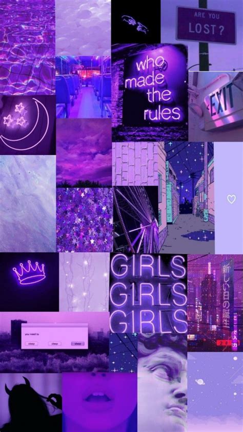 🔥 50 Purple Aesthetic Girl Wallpapers Wallpapersafari