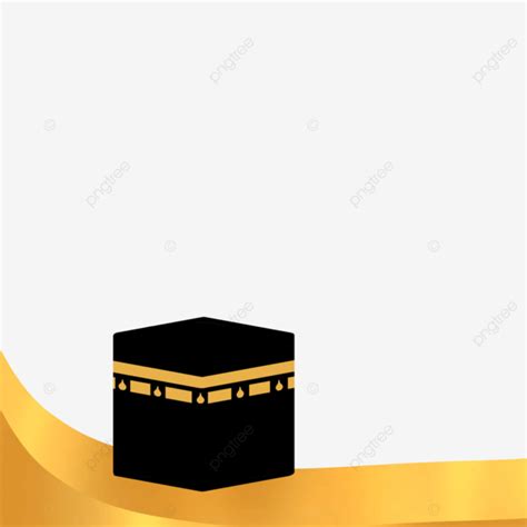 이슬람 카바 황금 테두리 카바 절 메카 Png 일러스트 및 Psd 이미지 무료 다운로드 Pngtree