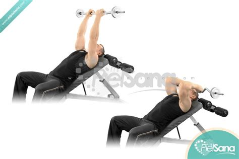 Ez Bar Incline Skullcrusher