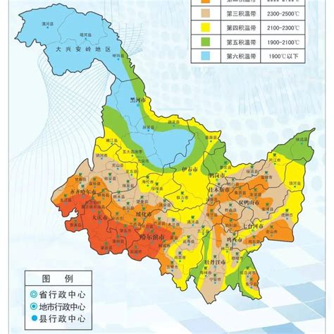 必看黑龙江省积温图分布列表 种植