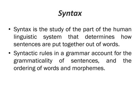 PPT Syntax PowerPoint Presentation Free Download ID