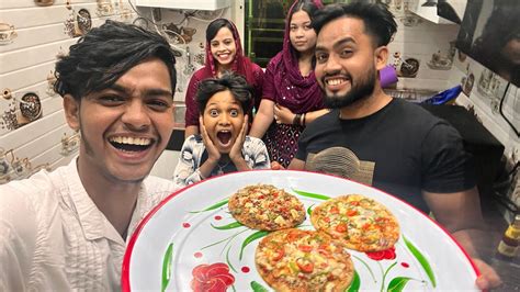 Hamne First Time Pizza Khaya 😋 Youtube