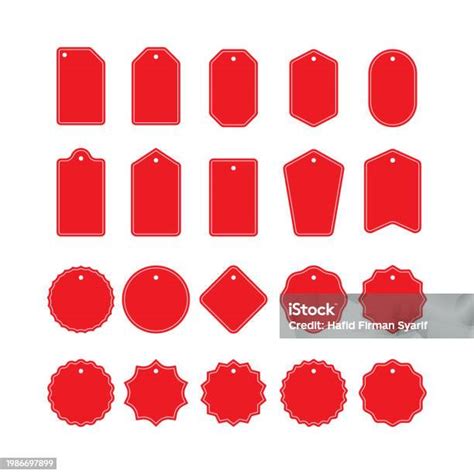 Berbagai Vektor Template Koleksi Label Harga Ilustrasi Stok Unduh