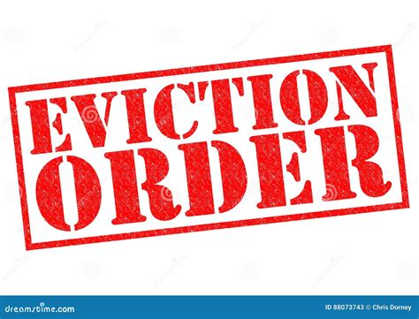 Eviction Order Stock Illustration Illustration Of Removal 88073743