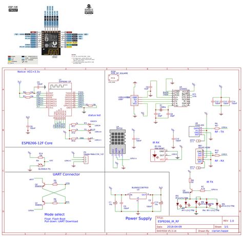 ESP OpenMqttGatway RF IR Dht Ldr PIR OSHWLab