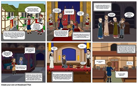 Anyia And Kaiden Julius Caesar Storyboard Storyboard