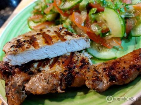 Отзыв о Стейк из свинины в маринаде Сосновоборская Очень вкусные стейки