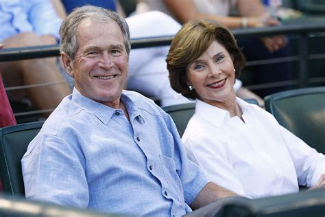 George W Bush Does One Thing ‘every Single Morning For Wife Laura Bush