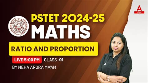 PSTET 2024 Preparation PSTET Maths Classes Ratio And Proportion 1