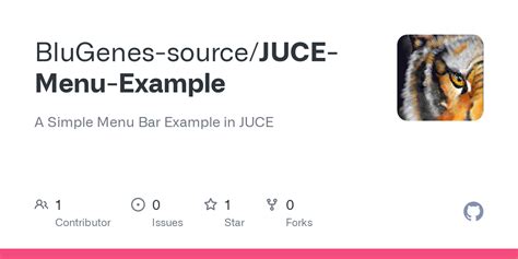 Github Blugenes Source Juce Menu Example A Simple Menu Bar Example In Juce
