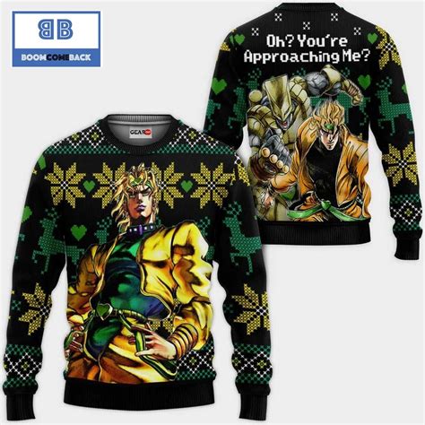Dio Brando Jojos Bizarre Adventure Anime Christmas 3d Sweater