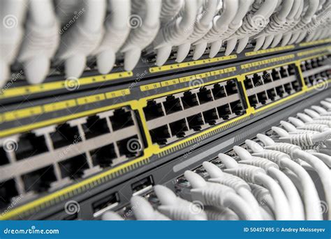 Network Gigabit Smart Switch Stock Image Image Of Online Gigabit