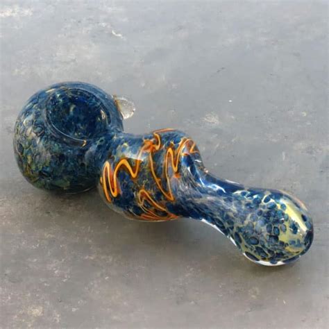 5 Inside Out Stretched And Twisted Glass Hand Pipes Wbump Veekay Wholesale