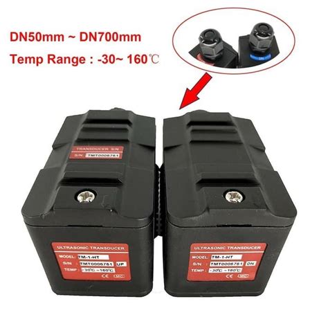 Jual High Temperature Transducer 50 700mm Ultrasonic Flowmeter Tm 1 Ht