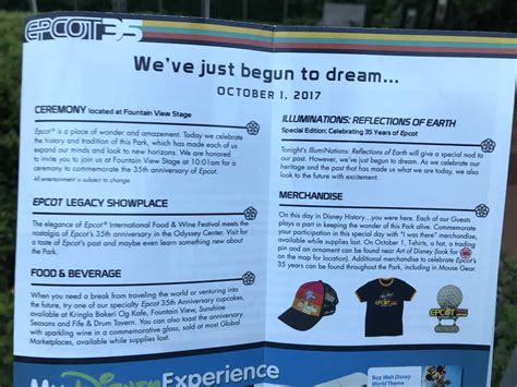 Fans Celebrate Epcot 35 On October 1