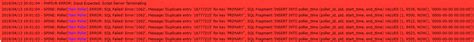 Spine Poller Duplicate Entry For Key Primary Error1062 · Issue 2628