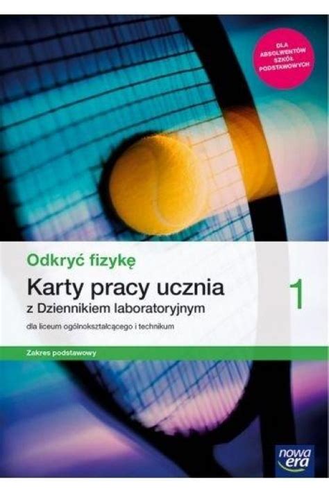 Odkryć fizykę 1 Karty pracy ucznia z dziennikiem laboratoryjnym dla
