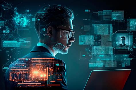 Premium Ai Image Software Engineer Analyzes Coding And Development Of