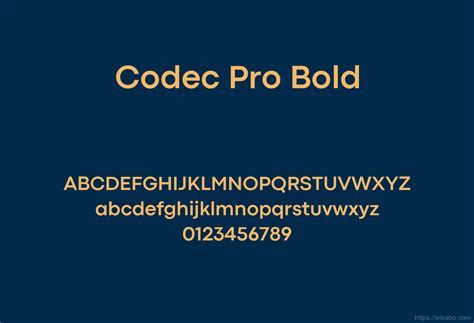 Codec Pro Bold Font Free Download [ttf Otf] Wisabo Fonts