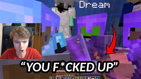 Tommyinnit Destroys Dream Smps First House And Starts War Youtube