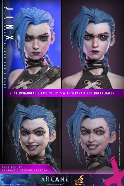 Jinx Arcane Hot Toys TMS137 1 6 Scale Figure