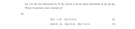 Solved Let L Be The Line Determined By P P And Let P Be Chegg