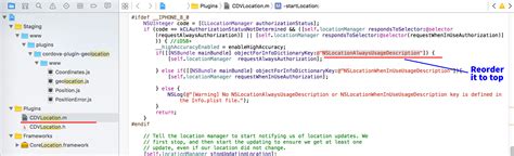 Cordova Cannot Get Gps In Background Of Ios Background Mode Plugin Enabled Stack Overflow
