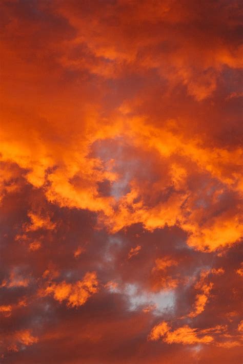 HD Wallpaper Sunrise Orange Sky Hillside Steep Grass Clouds