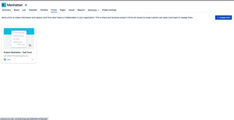How To Create Edit Save And Delete Forms Jira Work Management Cloud Atlassian Support