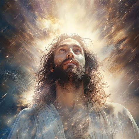 Premium Photo Generative Ai Picture Second Coming Of Jesus Christ