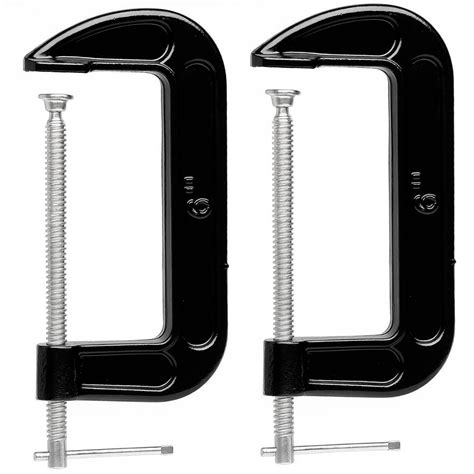 Kit 2 Grampos Sargento 4 6 8 Polegadas Tipo C Carpinteiro Marceneiro Shopee Brasil