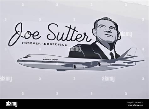 Illustration Of Joe Sutter Engineer Of The 747 On The 747 8f